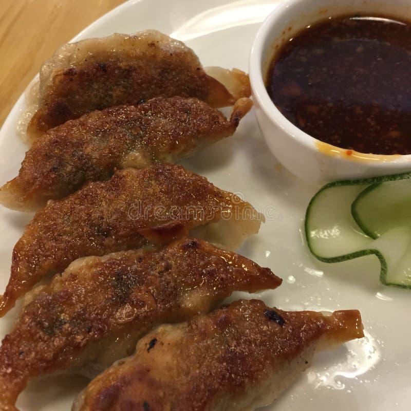 Gyoza stock photo. Image of japanese, fried, gyoza, dumpling - 79586536