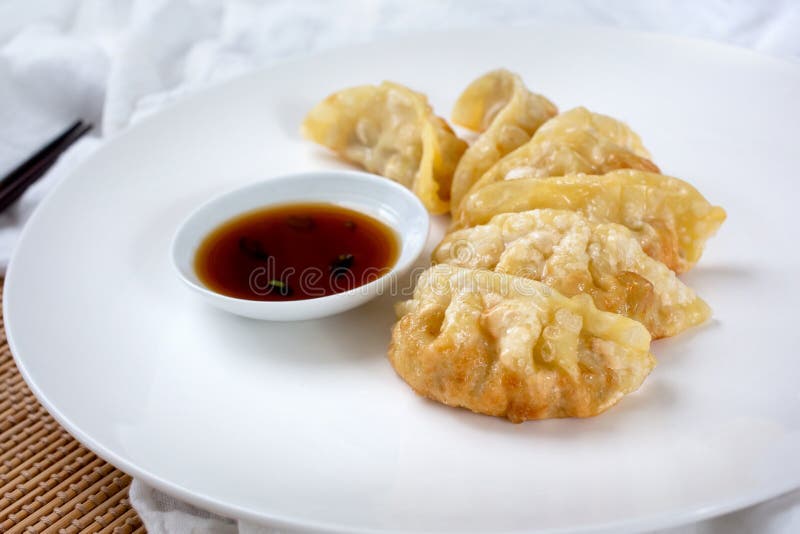 Gyoza plate stock photo. Image of chinese, text, merchandise - 192732434