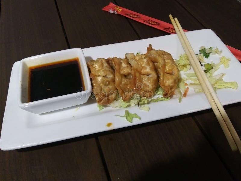 Japanese Gyoza Restaurant Osaka Osho Editorial Stock Image - Image of ...