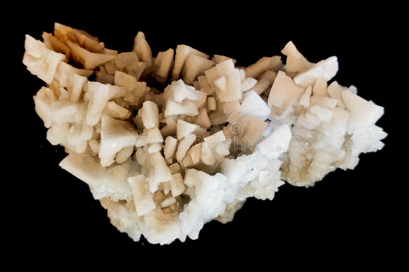 Gypsum mineral isolated stock photo. Image of colorful - 290818800