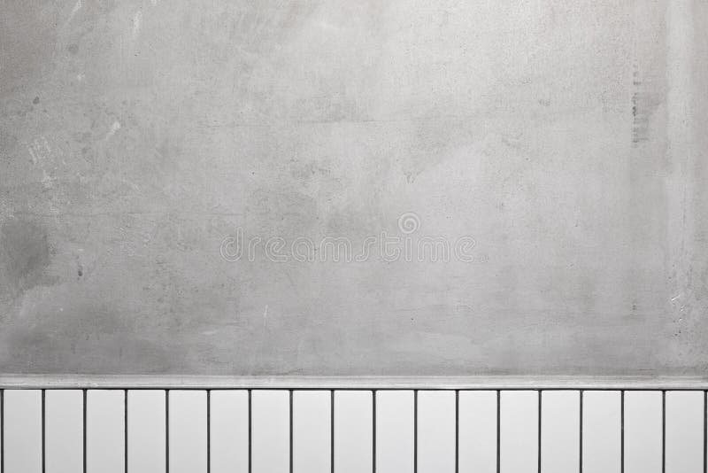 Gypsum Plaster Wall with White Tiles Stock Image - Image of creative ...