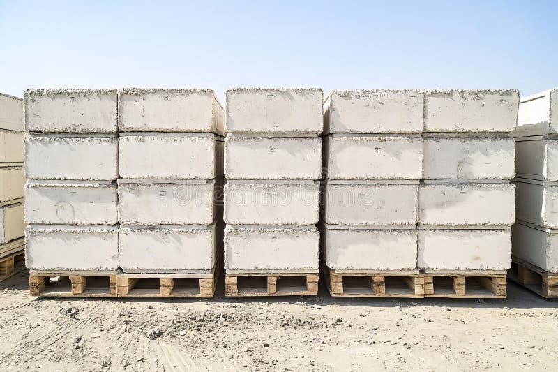 Gypsum Plasterboard in Packages, Prepared for Construction. a Stack of ...