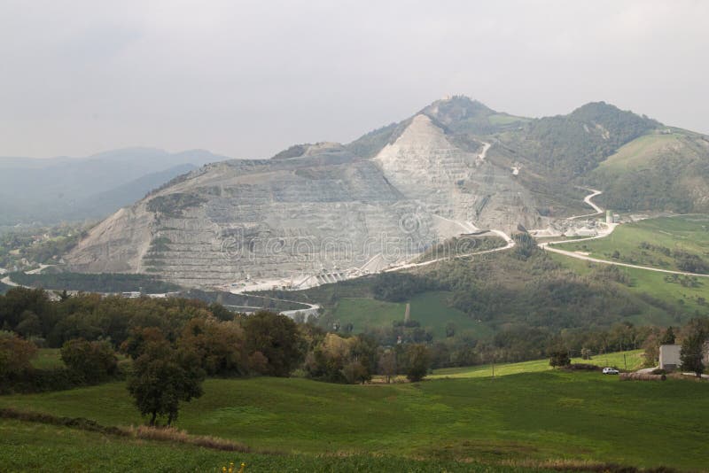 Gypsum quarry stock image. Image of gypsum, marino, landscape - 37036513