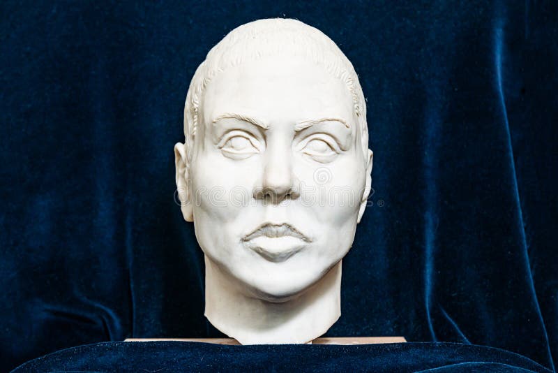 Gypsum Sculpture of an Unknown Man Editorial Photo - Image of head ...