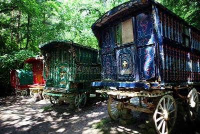 Old Traditional Gypsy Caravan Stock Photos - Free & Royalty-Free Stock ...