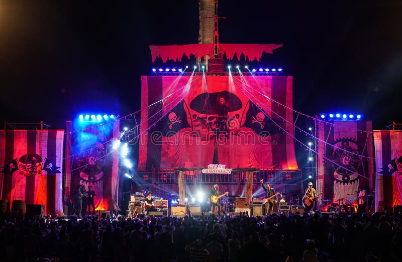 Gypsy Carnival Concert, Hugo Band on Stage Editorial Stock Image ...