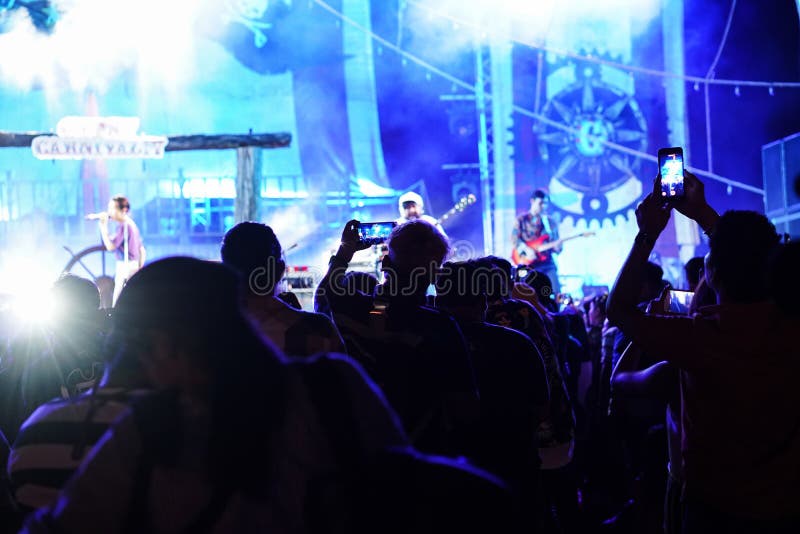 Gypsy Carnival Concert, Polycat Band on Stage Editorial Photography ...