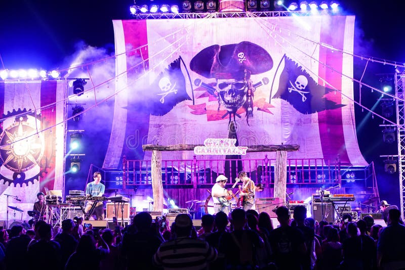 Gypsy Carnival Concert, Polycat Band on Stage Editorial Photo - Image ...