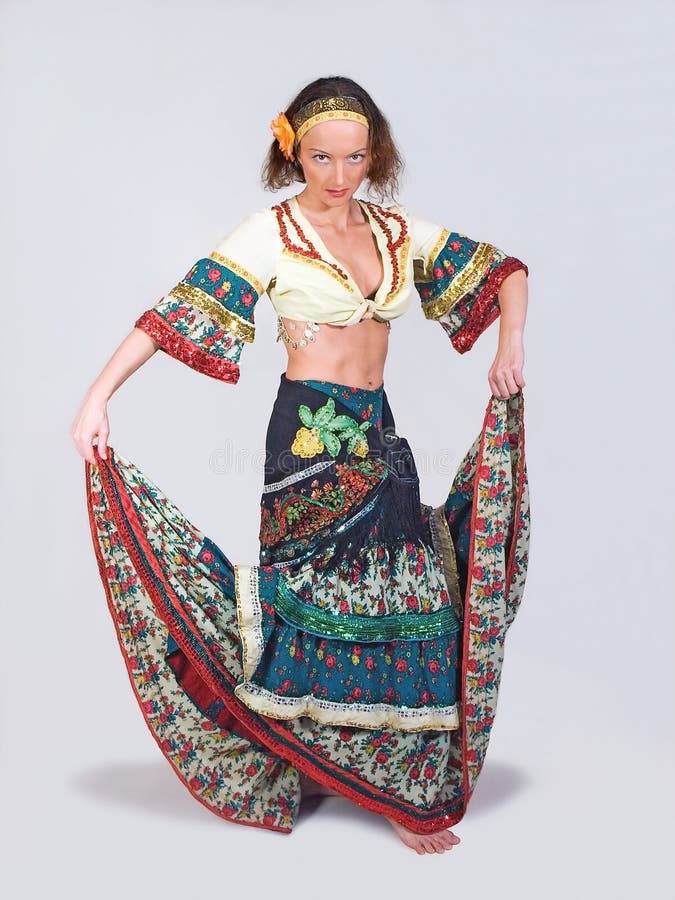 Gypsy dancer stock image. Image of ethnical, fortune - 22327639