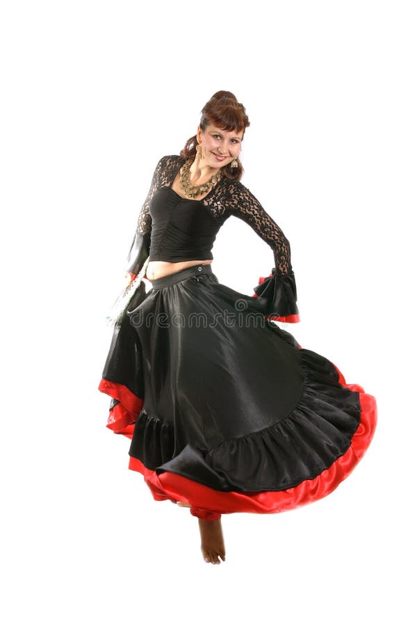 Gypsy belly dancer woman stock image. Image of dancer - 11617607