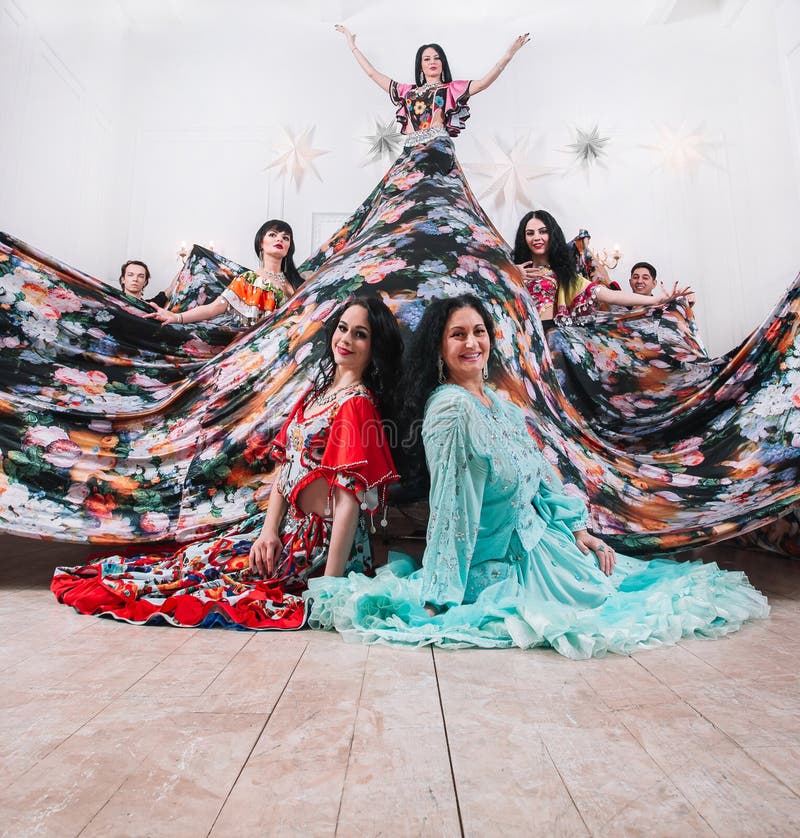 Gypsy Show on Stage Cabaret . Photo with Copy Space Stock Image - Image ...