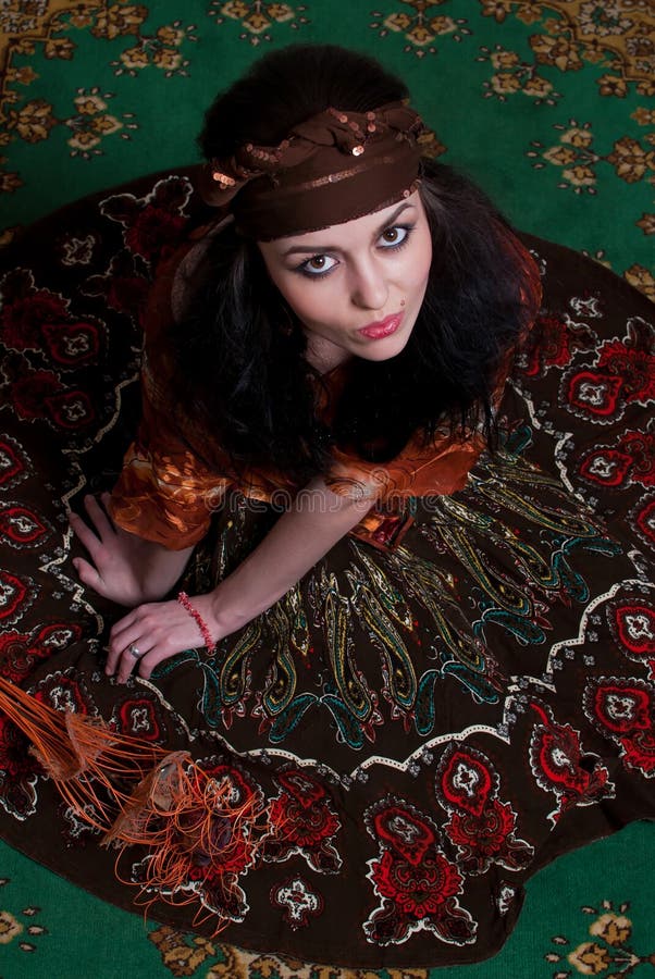 Gypsy woman stock photo. Image of person, gipsy, ethnicity - 16254242