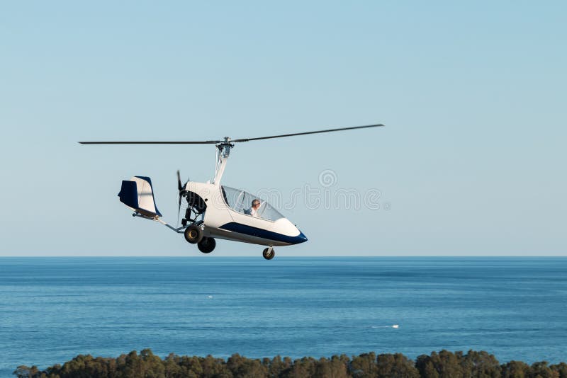 Gyrocopter stock photo. Image of airline, sign, line - 49886318