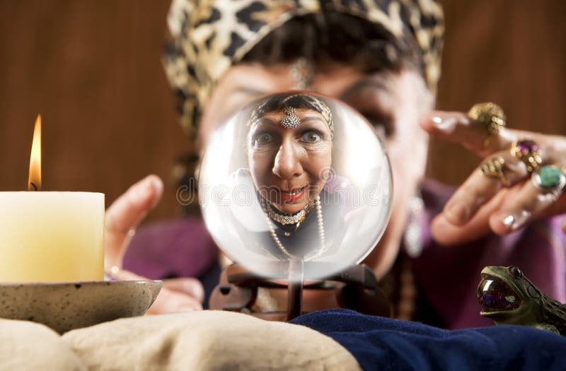 1,219 Fortune Teller Psychic Gypsy Crystal Ball Stock Photos - Free ...