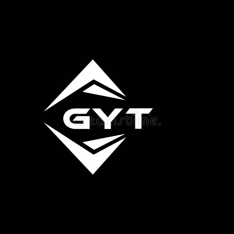 GYT Abstract Technology Logo Design on Black Background. GYT Creative ...