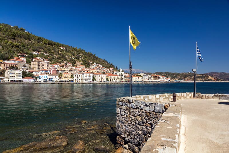 Gytheio Greece stock photo. Image of gythio, peloponnese - 69925408