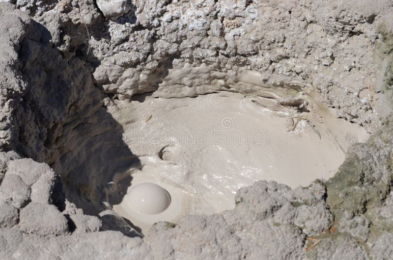 Gyttja Volcano Yellowstone National Park Arkivfoto - Bild av landmärke ...