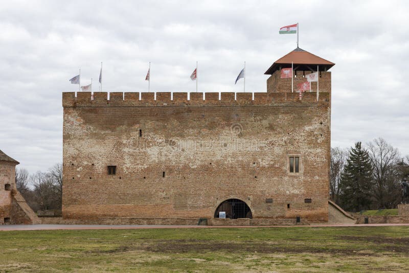Gyula castle stock image. Image of tower, destination - 109352599