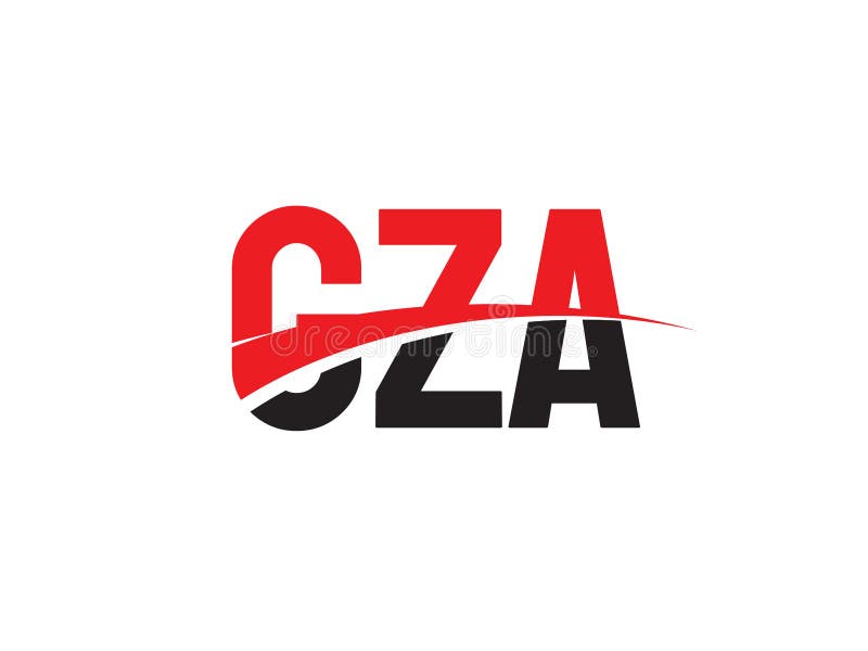 GZA Letter Initial Logo Design Vector Illustration Stock Vector ...