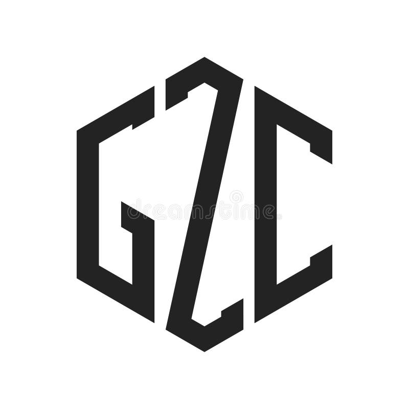 GZC Logo Design. Initial Letter GZC Monogram Logo Using Hexagon Shape ...