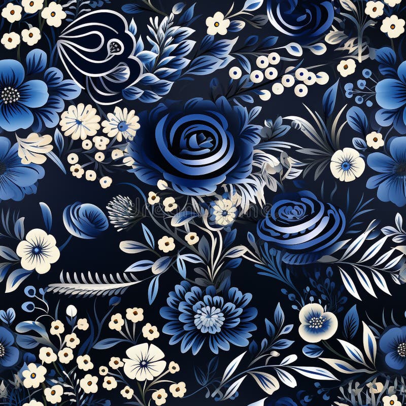 Gzhel Patterns Stock Illustrations – 95 Gzhel Patterns Stock ...