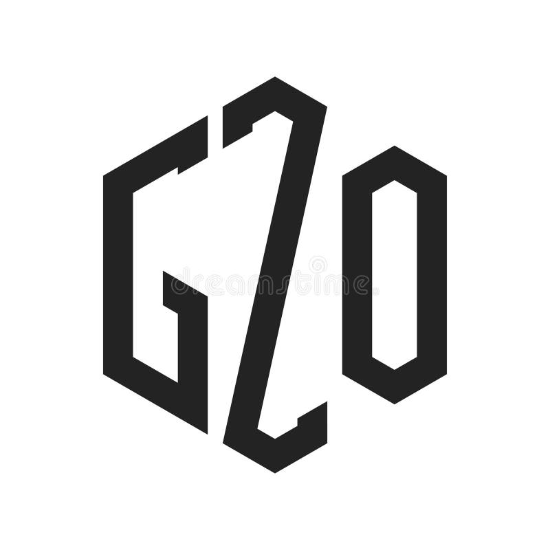 GZO Logo Design. Initial Letter GZO Monogram Logo Using Hexagon Shape ...