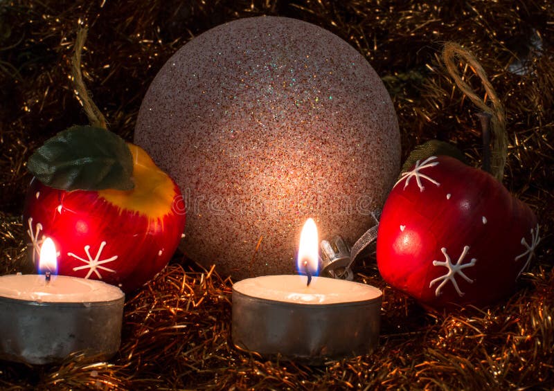 Härlig julbild fotografering för bildbyråer. Bild av kulört - 61614043