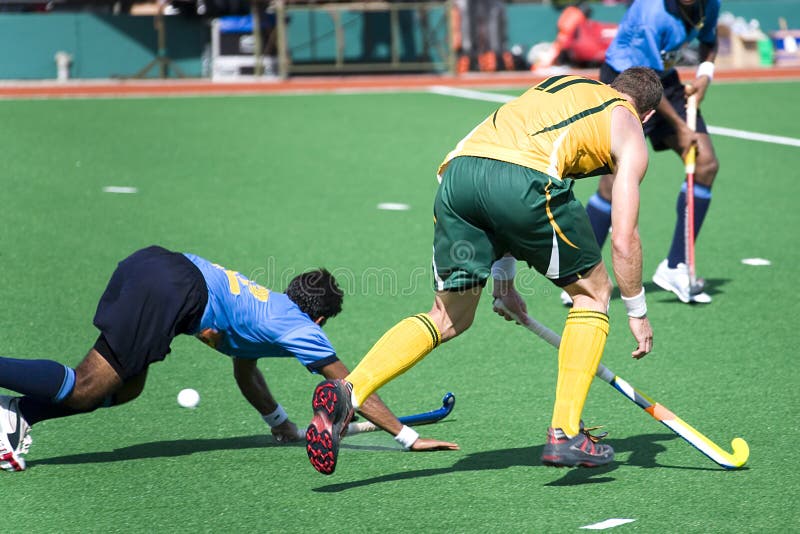 Hóquei do campo foto de stock. Imagem de campeonatos, esportes - 2453670