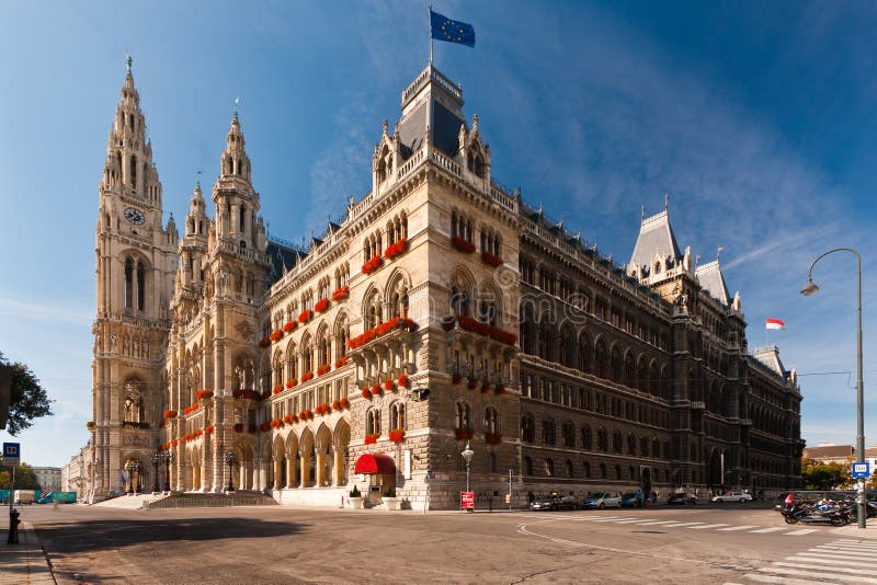 Hôtel de ville de Vienne photo stock. Image du architecture - 22885412