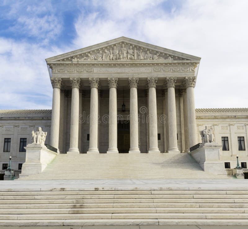 Högsta domstolen fotografering för bildbyråer. Bild av federalt - 35174521
