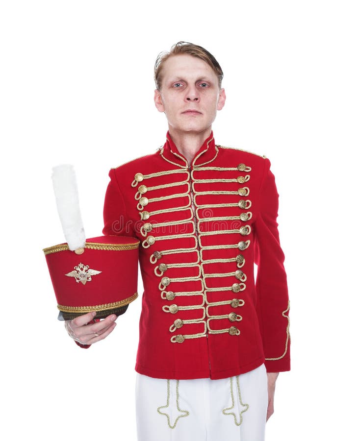 Húsar foto de archivo. Imagen de aislado, adulto, blanco - 4035766