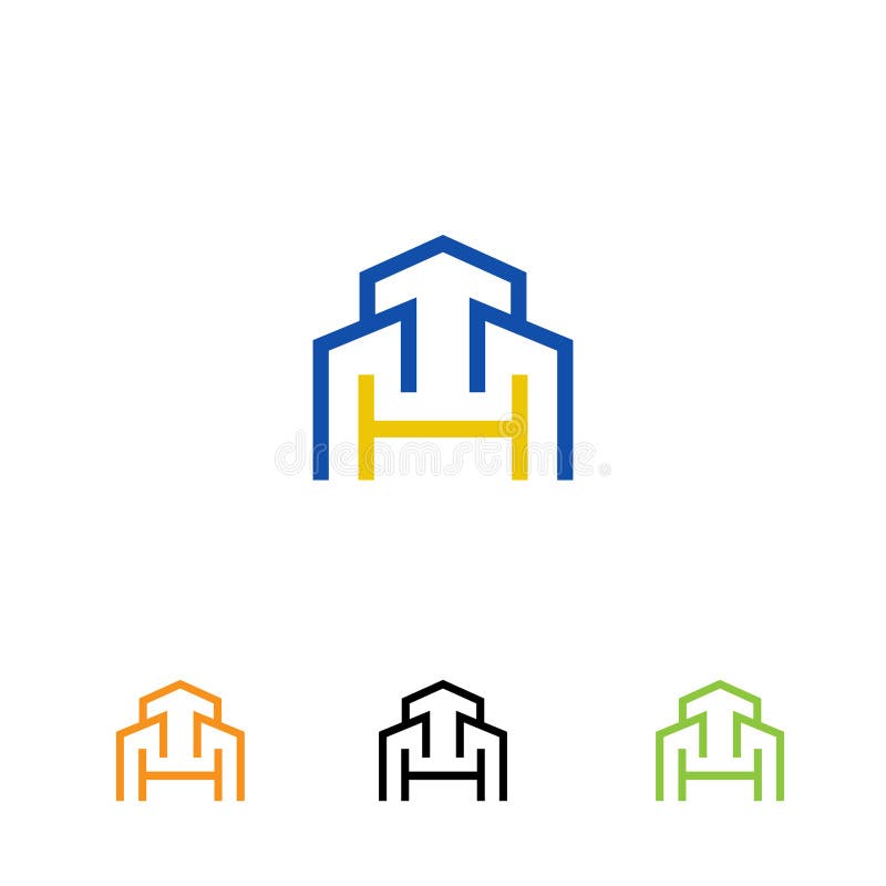 H Latter Logo Template, Modern Logo, Vector Design Stock Illustration ...