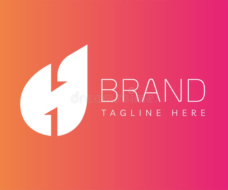 Letter H Logo Design. Letter H with Bird Logo Stock Vector ...