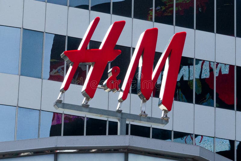 H and M Company Logo in Toronto Editorial Stock Image - Image of ...