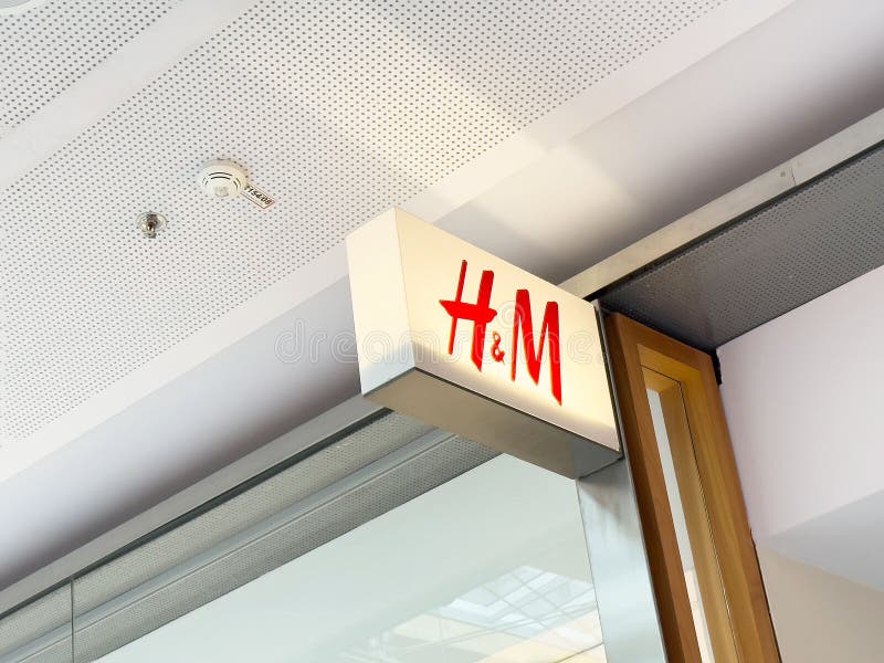 H M Storefront Sign in a Modern Shopping Mall Interior Editorial Photo ...