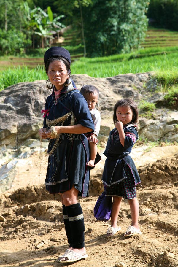 People of Sapa in Vietnam editorial photo. Image of rice - 7660756