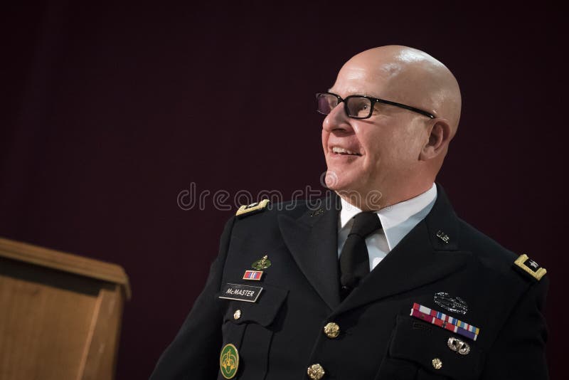 H r Mcmaster redaktionelles stockfoto. Bild von militärisch - 87602528