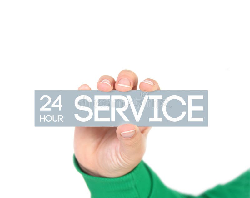 24h service stock photo. Image of full, competence, quality - 35774788