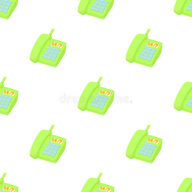 24h Support Pattern Seamless Vector Stock Vector - Illustration of ...