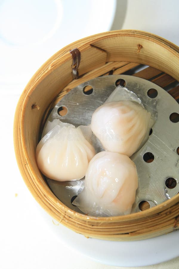 Ha Cool Pork Mix Shrimp with Powder Wrap Dim Sum Stock Photo - Image of ...