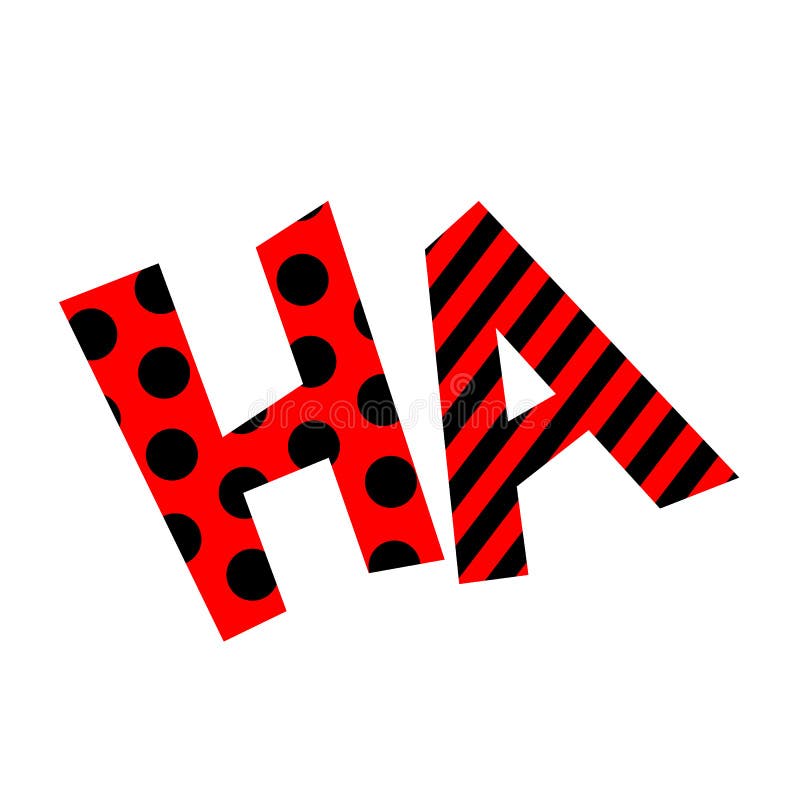 Joker Laugh HA HA Vector Background Stock Vector - Illustration of evil ...