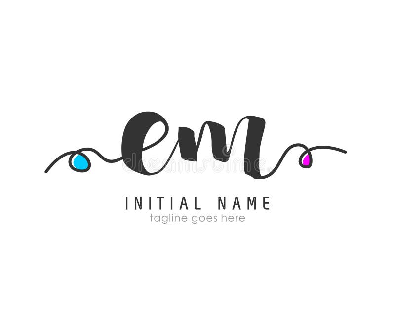 E M EM Initial Logo Signature Vector. Handwriting Concept Logo. Stock ... E M EM Initial Logo Signature Vector. Handwriting Concept Logo. Stock ...