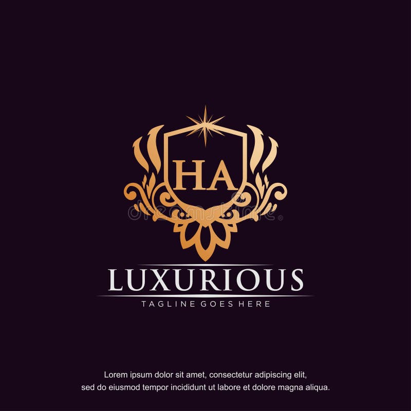 Ha Letter Gold Stock Illustrations – 296 Ha Letter Gold Stock ...