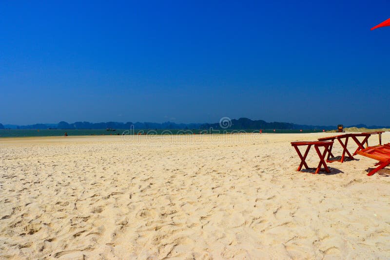 Ha long bay beach Vietnam stock image. Image of destination - 55320565