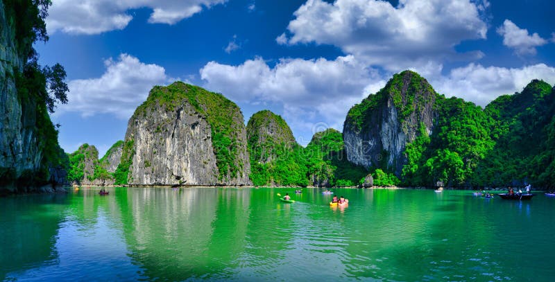 Ha Long Bay, Vietnam stock image. Image of cliff, vacation - 262837439
