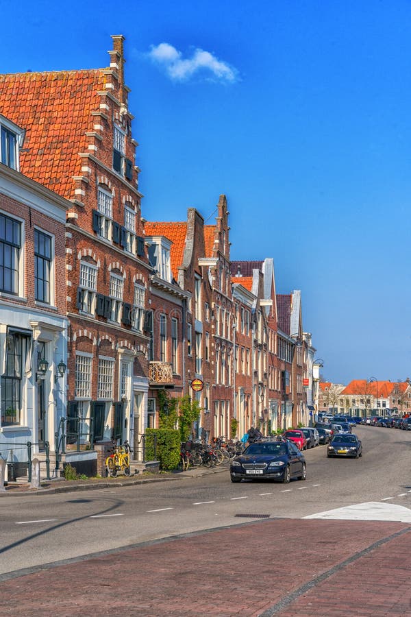 Haarlem, Netherlands â€“ April 14, 2019: Haarlem Canals and ...