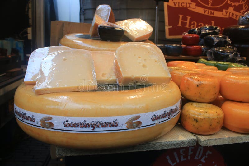 Cheese stand editorial photo. Image of cheese, germany - 17640816