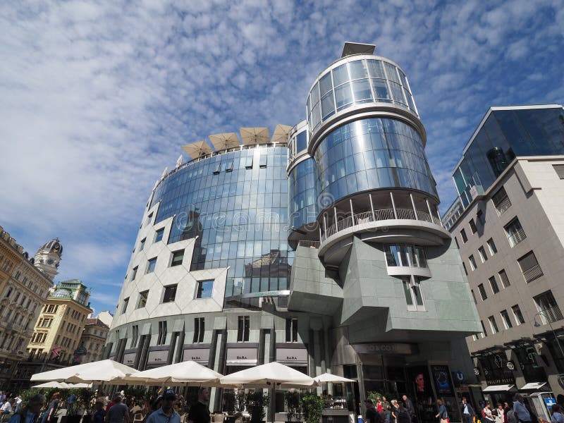 Haas Haus in Vienna editorial photo. Image of european - 258987916