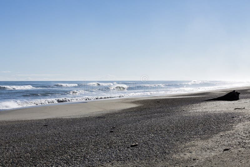 Haast Beach stock photo. Image of wave, tide, shore, sand - 69697896