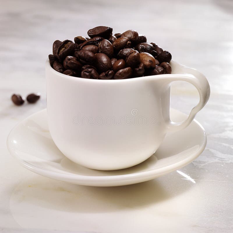 Habas de Cofee foto de archivo. Imagen de café, mezcla - 1020236